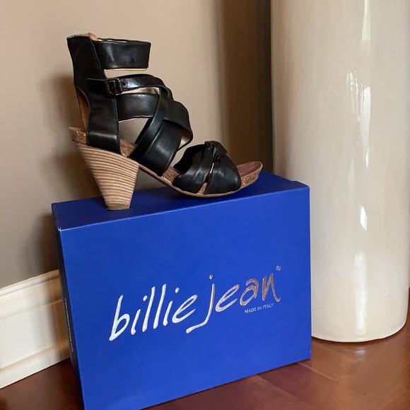 billie jean | Shoes | Billie Jean Shoes Calf Leather Italy Sandals 38 8 ...